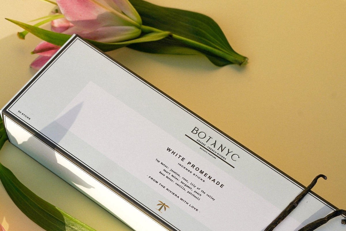 WHITE PROMENADE INCENSE STICKS – BOTANYC PARFUMS